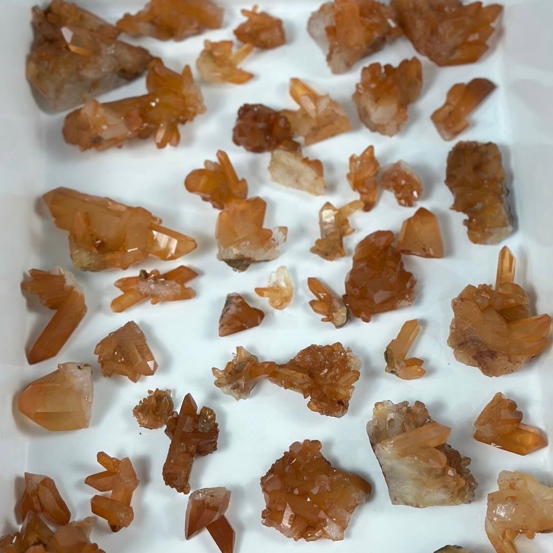 Tangerine Crystal Quartz Natural – Amezoni Crystals Wholesale
