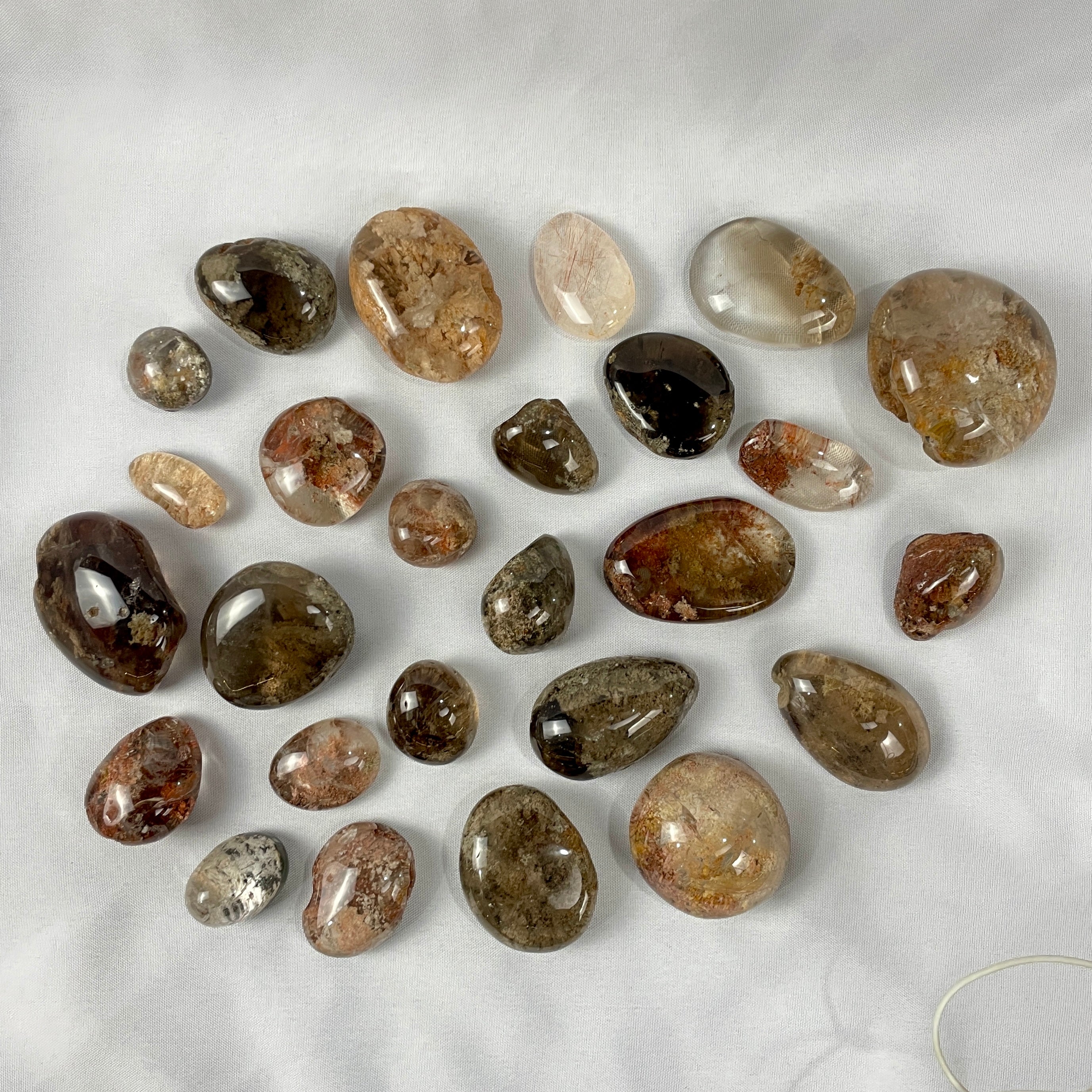 INCLUSION QUARTZ POLISHED LENS - Wholesale Bulk – Amezoni Crystals ...